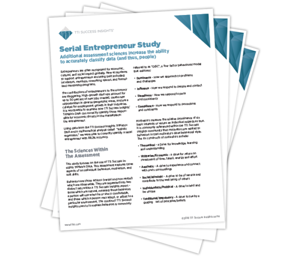 Serial Entrepreneur Study Additional Assessment Sciences Increase the ...
