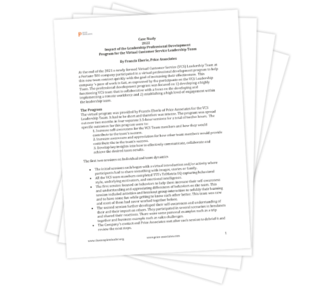 Impact of the Leadership Professional Development Program for the ...